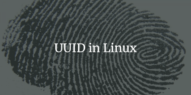 UUID in Linux