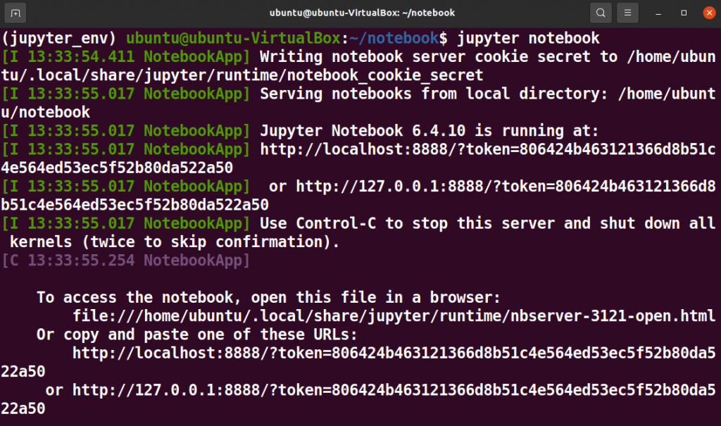 Jupyter Notebook Installation on Ubuntu 20.04
