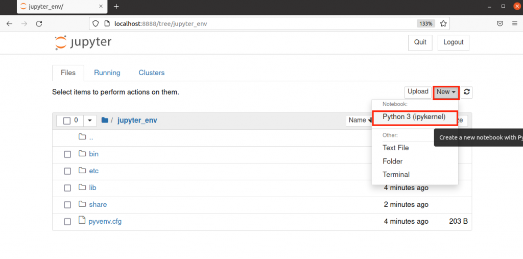 Jupyter Notebook Installation on Ubuntu 20.04